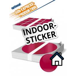 Indoor-Sticker | Etiketten-Online.ch | Schweiz